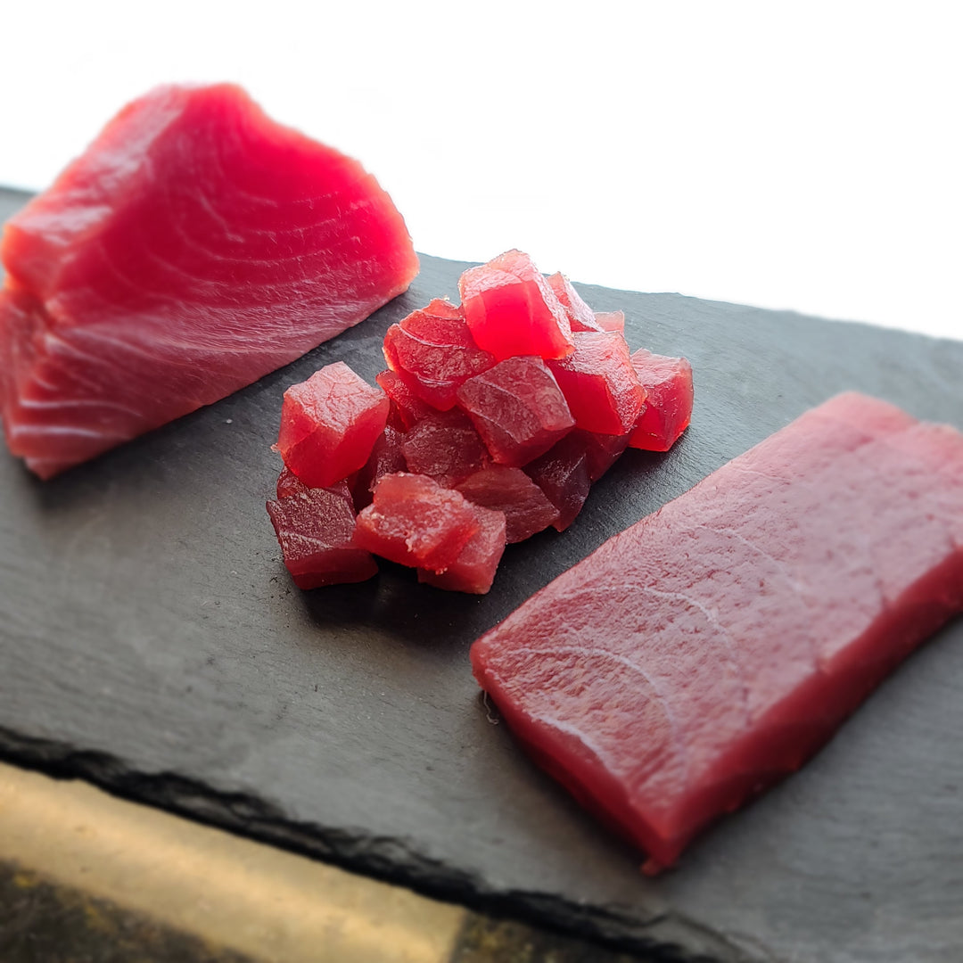 AHI 3 LB CHUNK SASHIMI GRADE ($19.95 / LB) – Pier 38 Fish Market