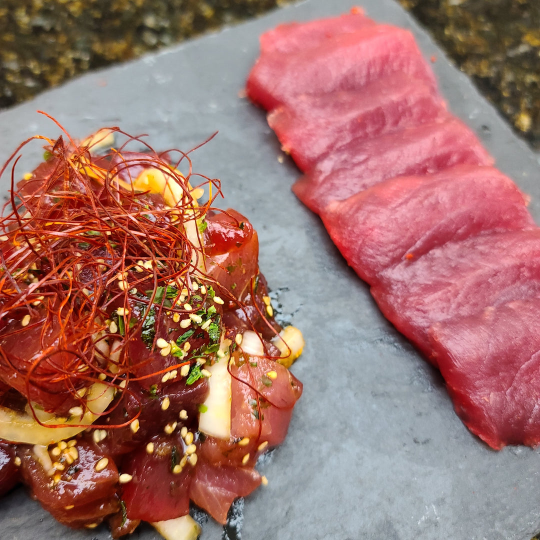 AHI 3 LB CHUNK SASHIMI GRADE ($19.95 / LB) – Pier 38 Fish Market