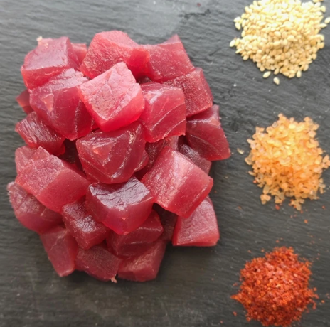 AHI POKE CUBES 1 LB ($18.95 / LB) – Pier 38 Fish Market